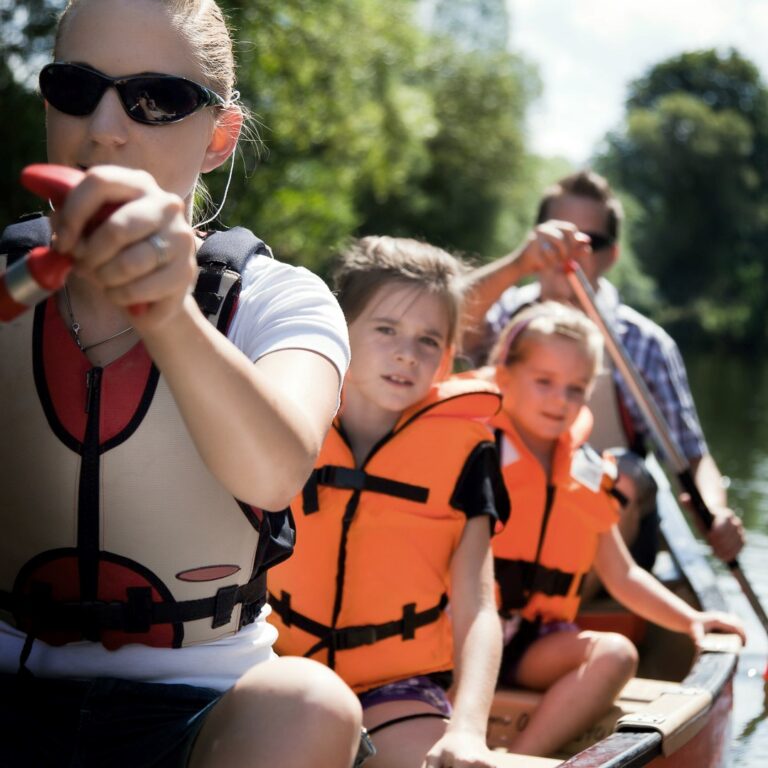 Hyggelig campingplads ved gudenåen, tæt ved Bjerringbro.
